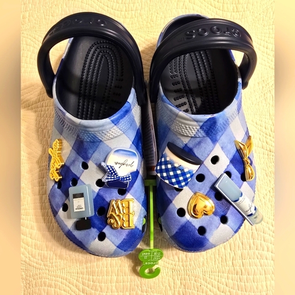 CROCS | Shoes | Nwt Bath And Body Works Gingham Crocs Limited Edition ...